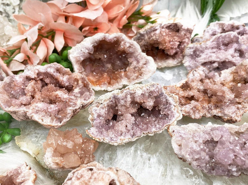 Small Argentinian Pink Amethyst Geodes for Sale – Contempo Crystals